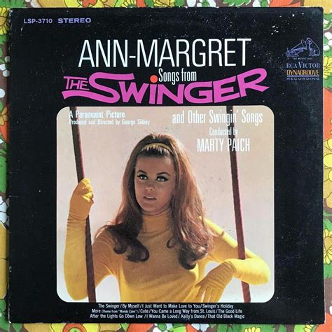 Ann Margret Songs From The Swinger Vinyl Lp Record G Etsy