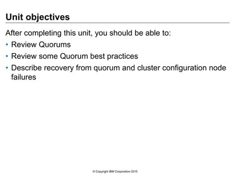 Ibm Spectrum Scale Fundamentals Workshop For Americas Part 2 Ibm Spectrum Scale Quorum And I O
