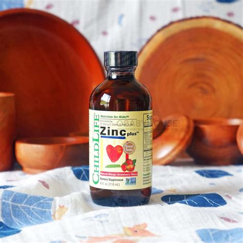 Childlife Zinc Plus Natural Mango Strawberry Flavor 118 ml – Obabyhouse