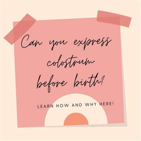 Hand Expressing Colostrum To Prepare For Your Babys Birth Breastfeeding Help Breastfeeding