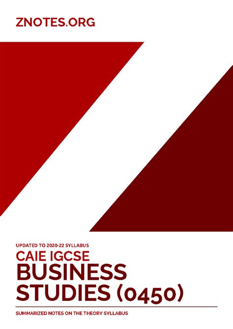 Znotes Chemistry New Znotes Summarized Notes On The Theory Syllabus Chemistry 0620 Caie