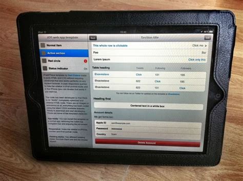 Ipad Iphone Mobile Html Css Responsive Web App Template Behance
