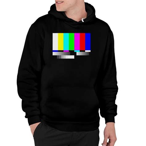Tv Error Bars Test Pattern Hoodie Mazezy