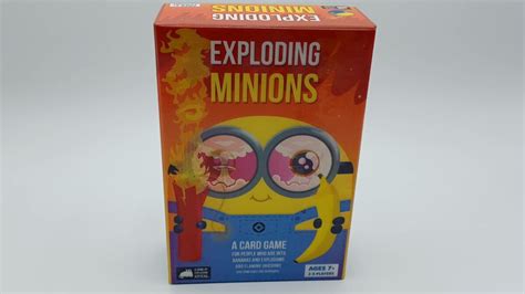 Exploding Minions Board Game Rules For How To Play Geeky Hobbies