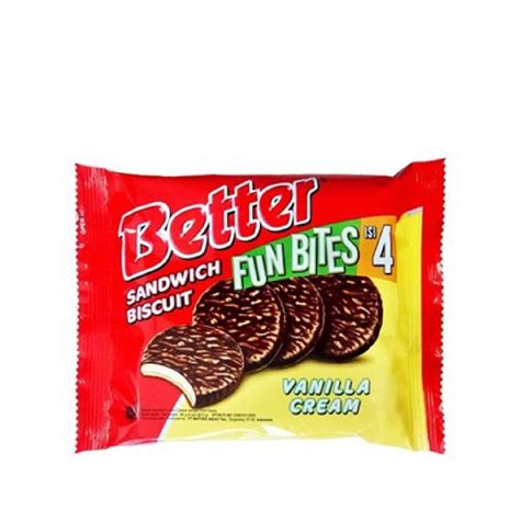Jual Better Fun Bites Biskuit Vanila 12 X 48 Gr Shopee Indonesia
