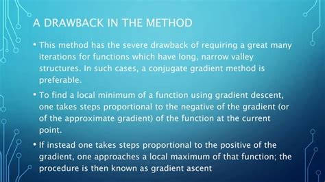 steepest descent method pptx physics science
