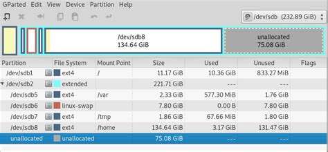 how can i expand my root partition on kali linux unix and linux stack