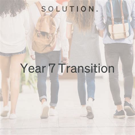 Year 7 Transition Program Group 2 Summer Holidays Solution Psychology