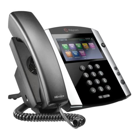 Polycom Vvx 600 Quick Manual Pdf Download Manualslib