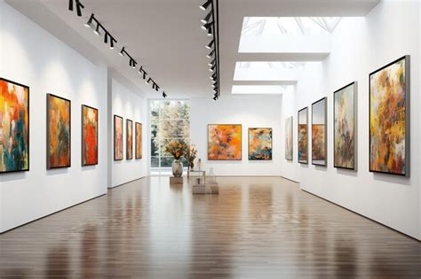 Premium Ai Image An Art Gallery Exploration Generative Ai
