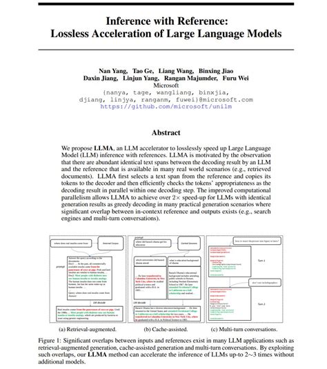 Aran Komatsuzaki On Twitter Inference With Reference Lossless Acceleration Of Large Language