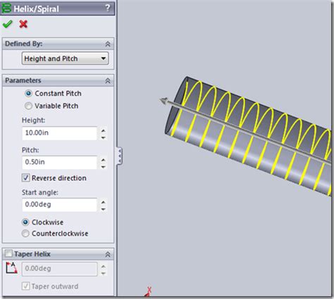 Swept Cut Feature In Solidworks SolidWorks Tutorials