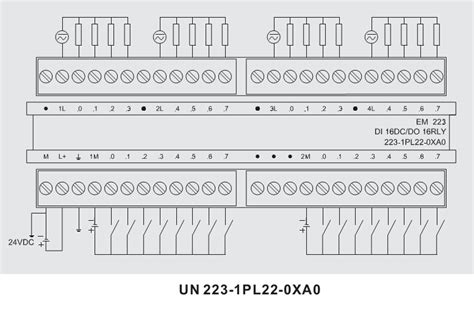 China Em 223 16di 16do 200 Plc Programming Logic Controller With