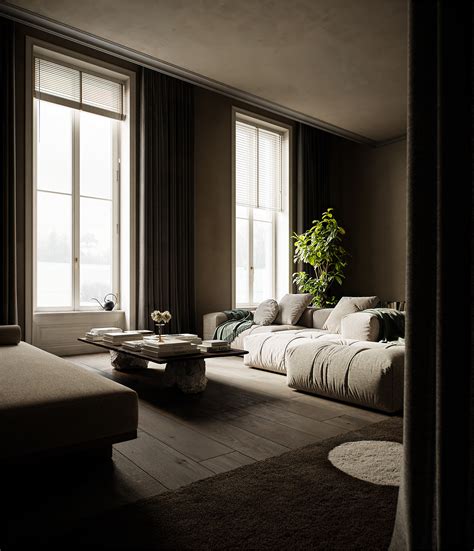 Kuro Cg Interior Renderings Behance