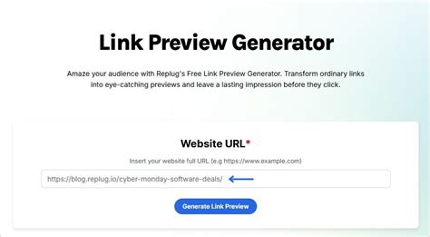 how to create a custom link preview using replug
