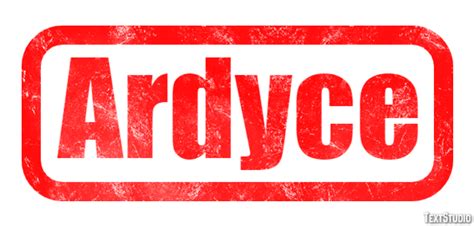 Ardyce Text Effect And Logo Design Name