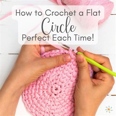 How To Crochet A Flat Circle Perfectly Easy Formula Stardust Gold