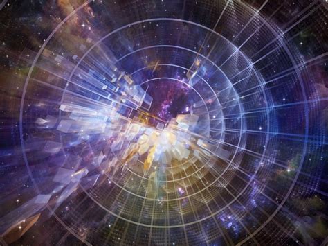 Exponential Expansion Bright Math Generated Abstract Radial Elements To Illustrate Concept Of