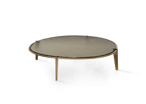 Fiam Set Of Two Halo Glass Tables By Francesca Lanzavecchia For Sale At