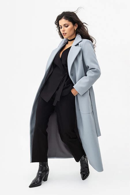 Пальто Agnes сіре Garne 3041390 купити за ціною 1679 грн в інтернет магазині Garne Всі