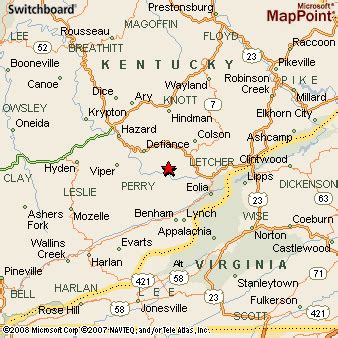 Where Is Blackey Kentucky See Area Map And More