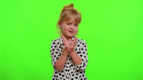 Girl Clapping Stock Video Footage For Free Download