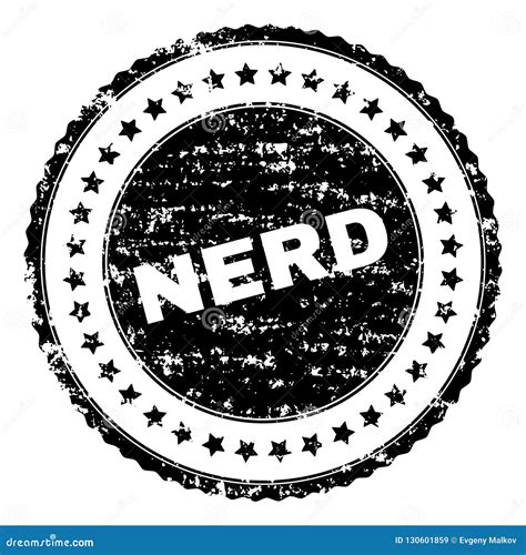 Scratched Textured NERD Stamp Seal Stock Vector Illustration Of Grainy Nerdy