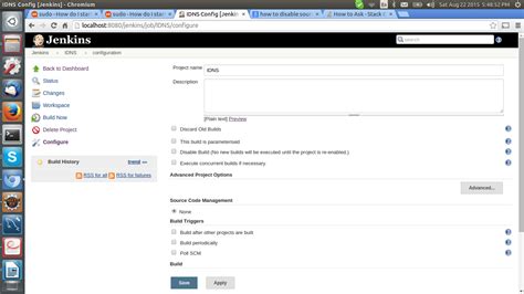 Why Jenkins Source Code Management Configuration None Stack Overflow