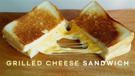 초간단 식빵치즈구이 그릴드 치즈 샌드위치 노오븐 치즈 토스트 Youtube