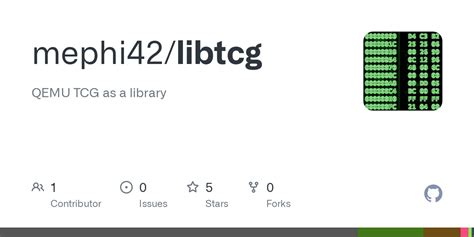 GitHub Mephi Libtcg QEMU TCG As A Library