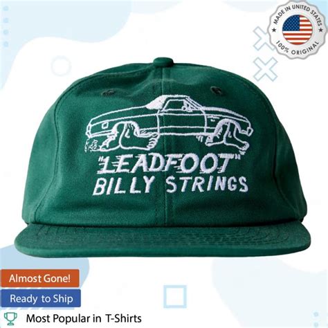 Billy Strings Store Merch Green Leadfoot Hat Newest Fashion Trends