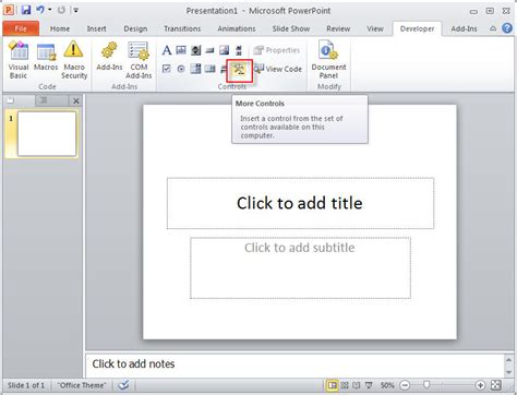 Power Point 2010 VCollab Document Documentation