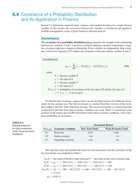 Probability Covariance Pdf Variance Covariance Probability Covariance Pdf Variance Covariance