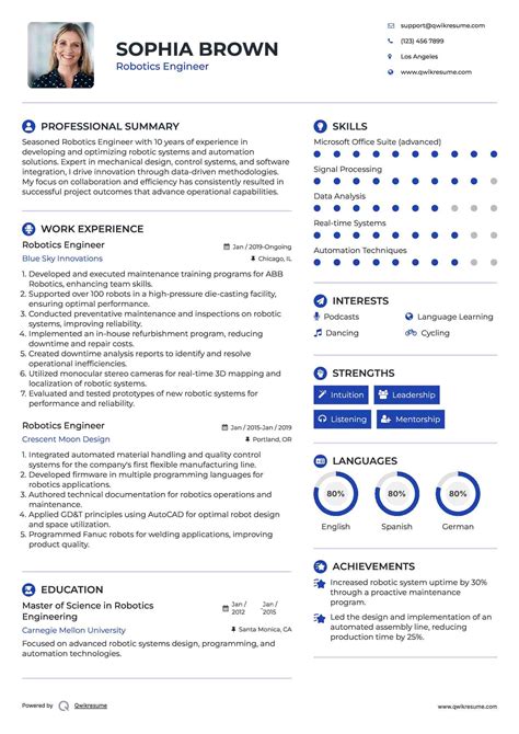 10 Robotics Engineer Resume Samples And Templates For 2025 10 Robotics Engineer Resume Samples And Templates For 2025
