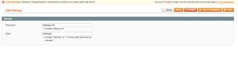 Magento 19 Remove Duplicate Sitemapxml From Admin 1924 Ce