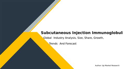 Subcutaneous Injection Immunoglobulin Market Research Report 2020 2028 Up Market Research