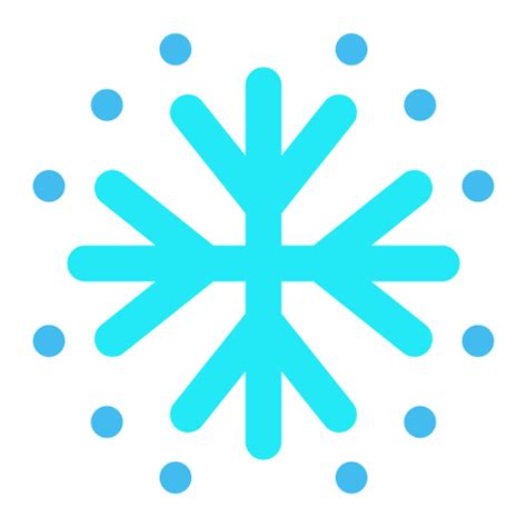 Snowflake Generic Color Fill Icon