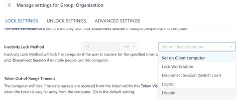 How To Disable Inactivity Lock Method Gatekeeper