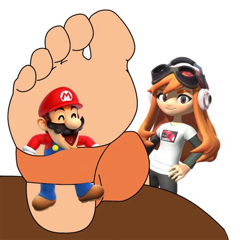 Mario Trapped In Meggy Spletzer Sock By Wendafeetfanreborn On Deviantart