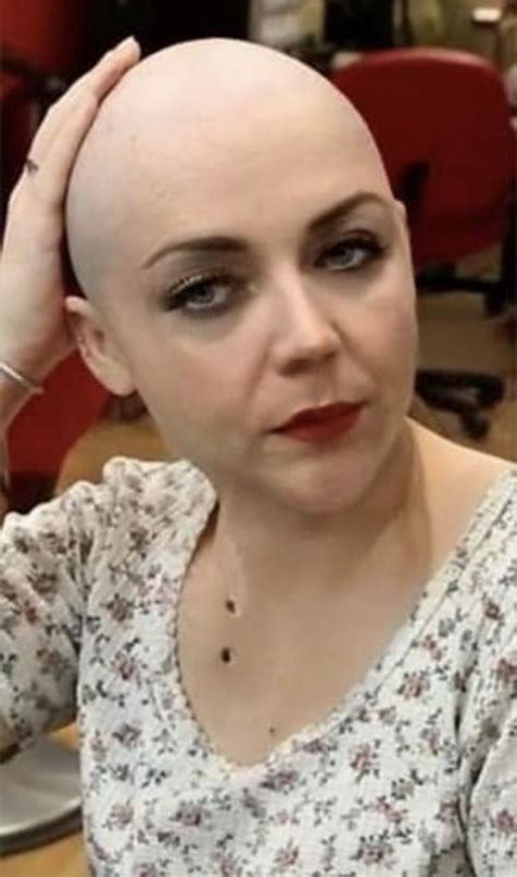 Pin By Mauricio Silva On Beautiful Bald Girls In 2025 Shaved Head Women Bald Women Bald Girl