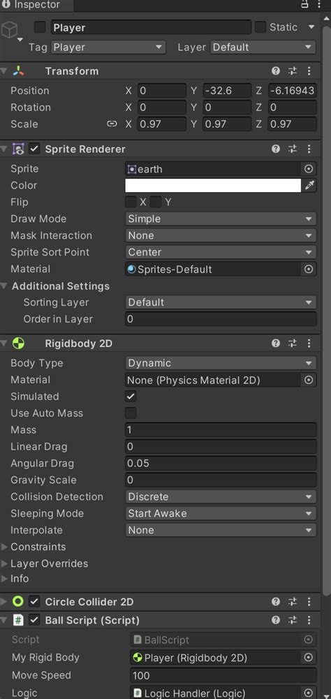 player not appearing in build r unity2d