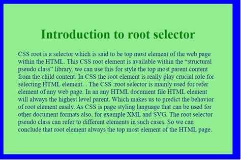 Css Root Guide To What Root Selector Do In Css With Examples