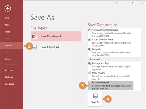 Back Up And Restore A Database CustomGuide