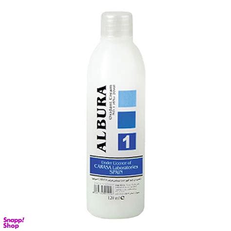 خرید و قیمت کرم اکسیدان 6 درصد آلبورا شماره 1 حجم 750 میلی‌ لیتر