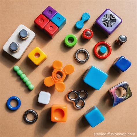 Fidget Toys Collection Stable Diffusion Online