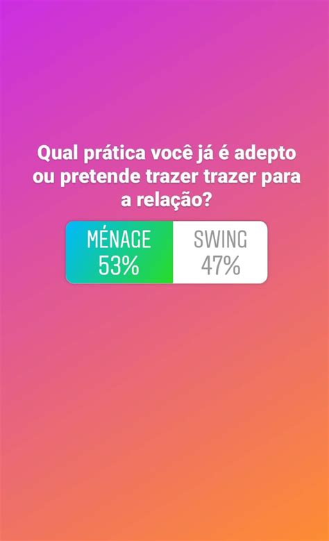 Menage E Swing Você Sabe A Diferença Marina E Marcio