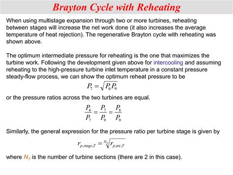 Brayton Cycle Gas Cycle Introduction PPT Physics Science