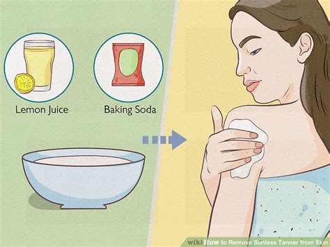 How To Remove Sunless Tanner From Skin Steps With Pictures