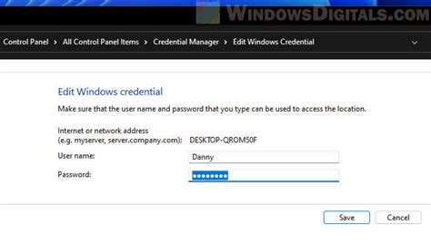 How To Update Network Drive Login Credentials In Windows 11