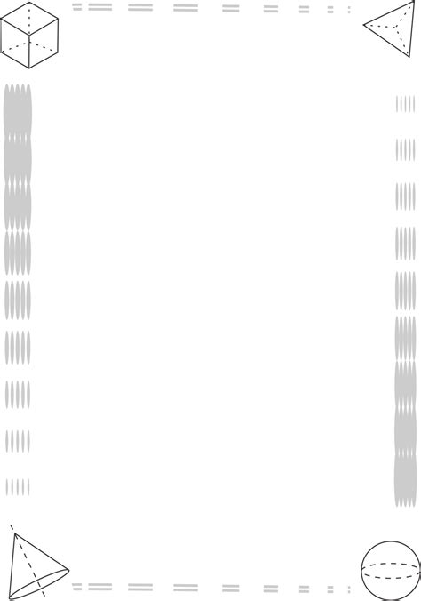 Math Page Border PNG